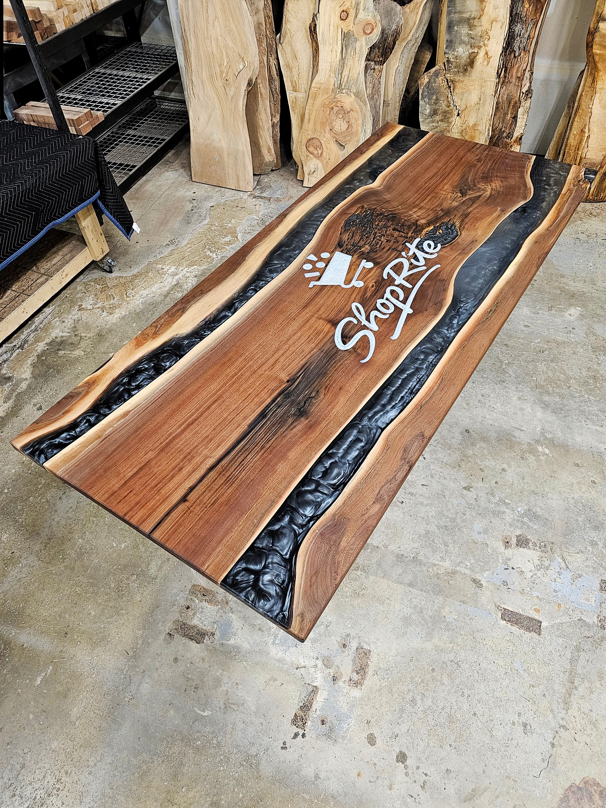 Conference Tables - Wood & Epoxy, Airbrushing: Seats up to 20 People ...